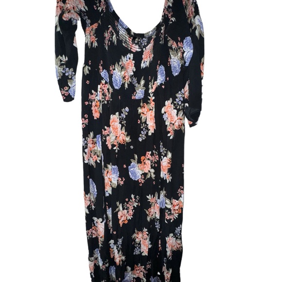 torrid | Dresses | Torrid Floral Black Maxi Dress | Poshmark